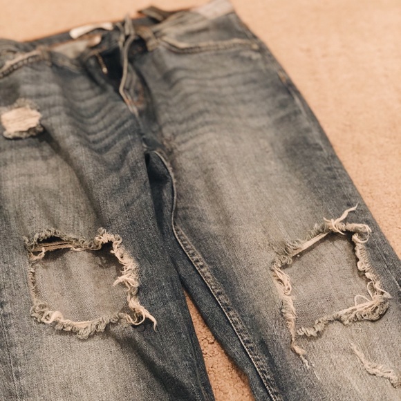 Zara | Jeans | Zara Denim Ripped Jeans | Poshmark